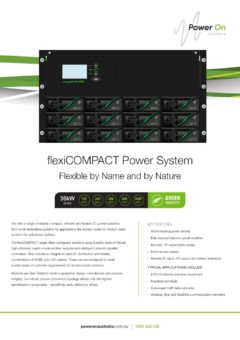 Enatel FlexiCOMPACT - Product Brochure | Power On Australia | Power ...