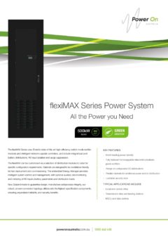 Enatel flexiMAX - Product Brochure | Power On Australia | Power Quality ...